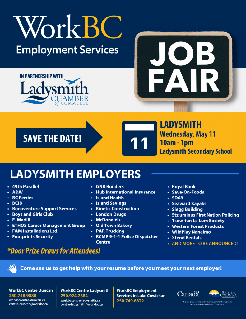 WorkBC / Chamber Job Fair - Ladysmith Chamber of Commerce