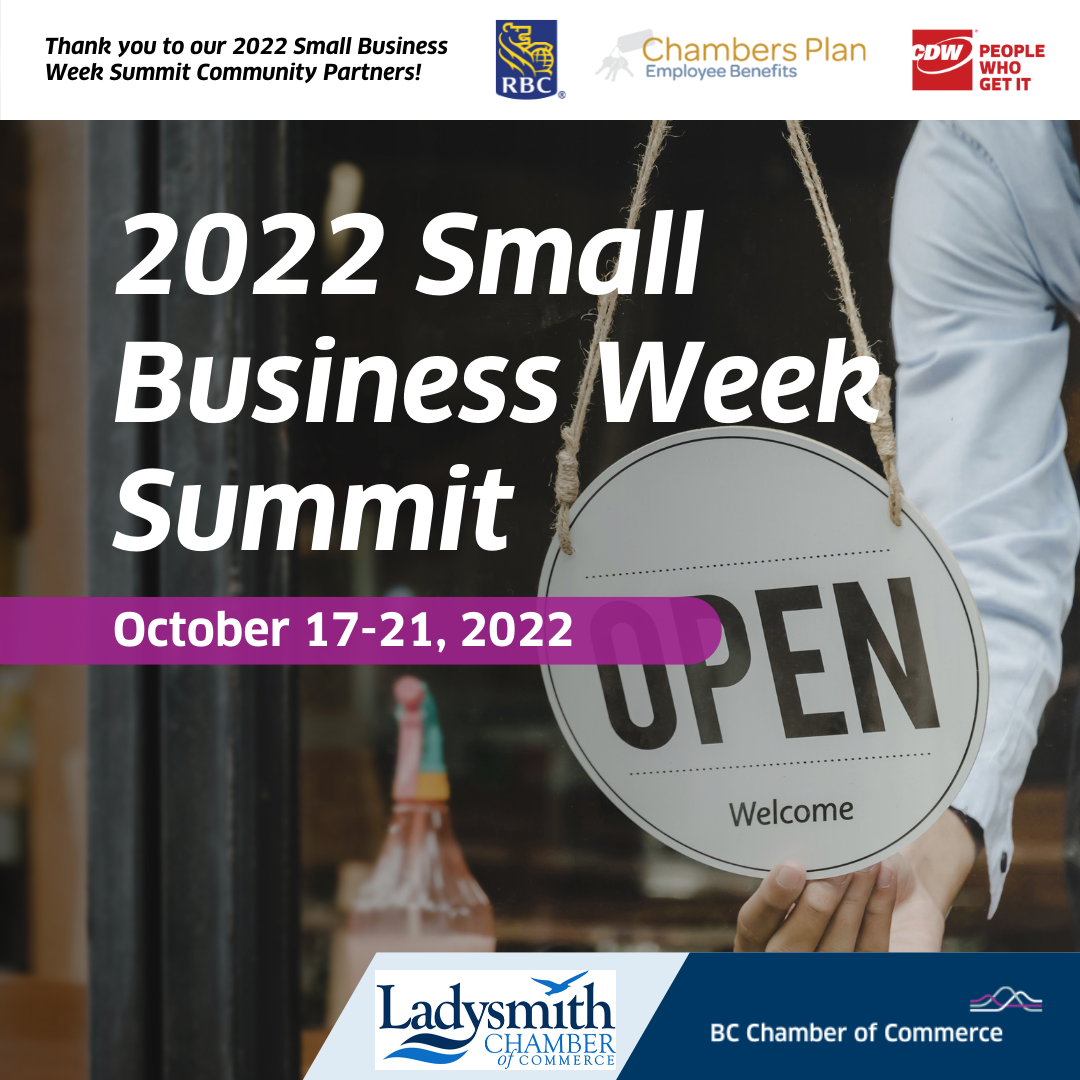 2022 Small Business Week Summit October 17-21 2022 - Ladysmith Chamber ...